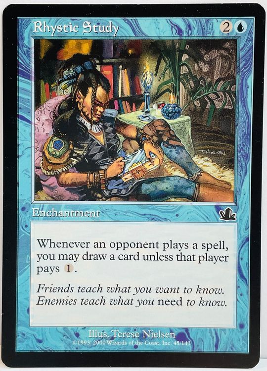 MTG - Rhystic Study | Kaufen auf Ricardo