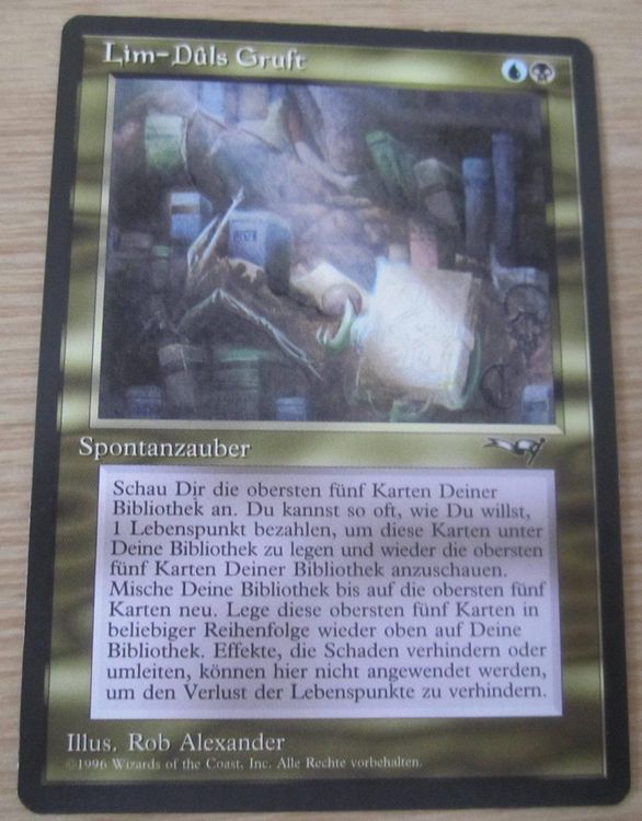 Magic the Gathering Karte Lim Duls Gruft Allianzen | Kaufen auf Ricardo