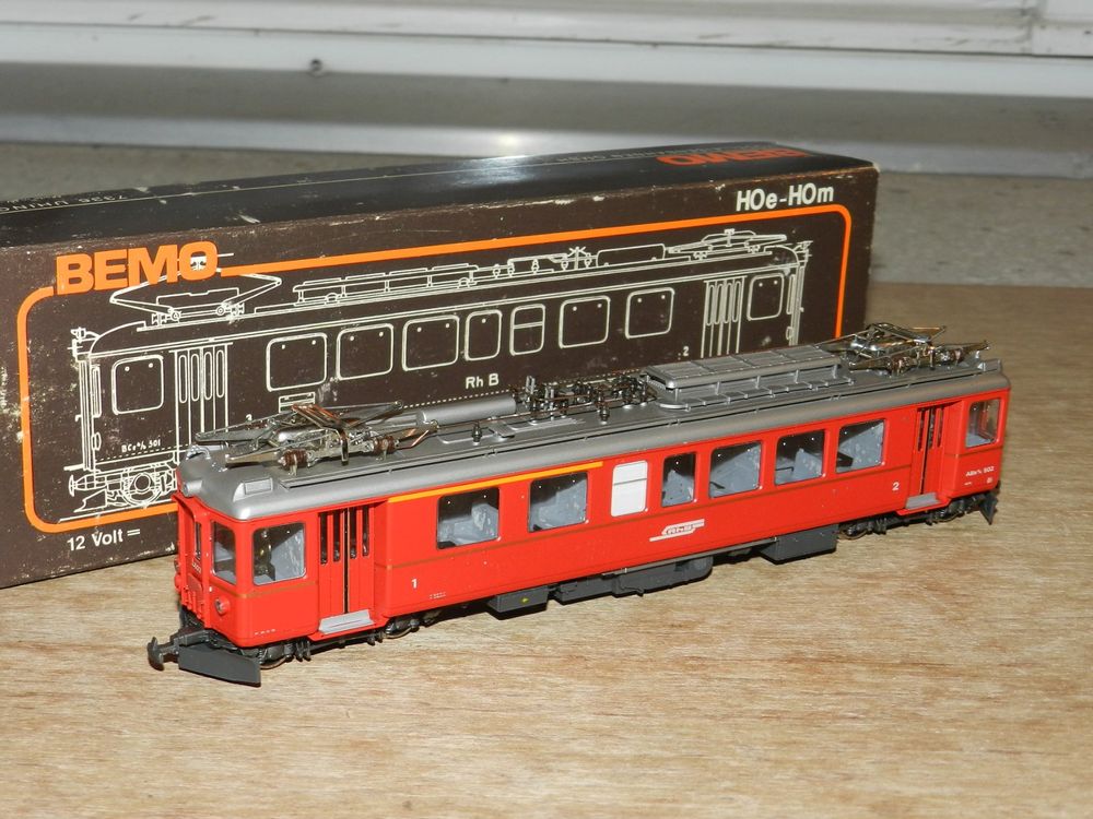 Bemo H0m Triebwagen der RhB 502 (Gebraucht) in Jona für CHF 63 – mit ...