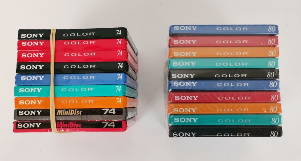SONY Color Mini Disc: 80 (10x) & 74 (9x) | Kaufen auf Ricardo