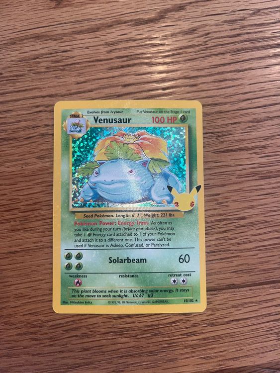 Pokemon Venusaur holo bleed Celebrations ab 10.- (Neu (gemäss ...