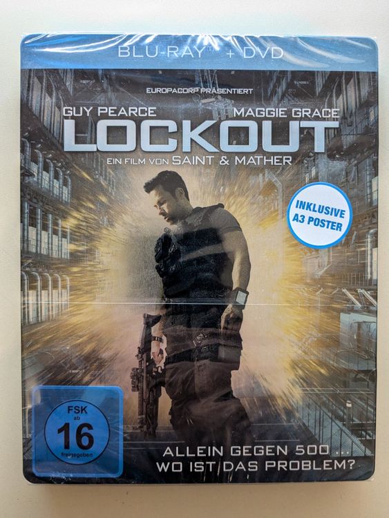 Lockout - Steelbook [Blu-ray] (Neu und originalverpackt) in Port für ...