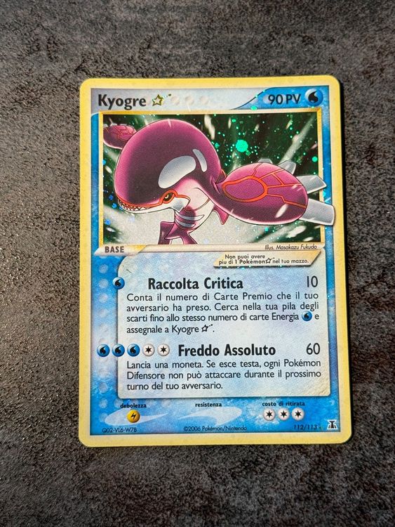 Kyogre Gold Star - Pokémon EX Delta Species 112/113 (Gebraucht) in ...
