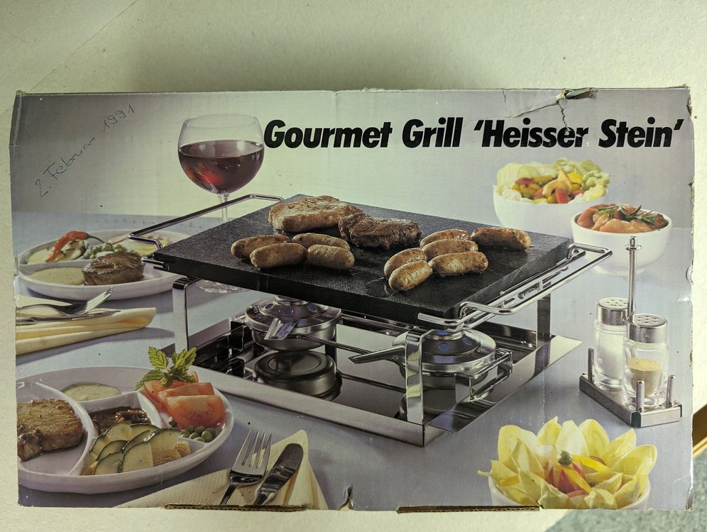 Tischgrill "Heisser Stein" (Gebraucht) in Steinmaur für CHF 15 – mit Lieferung auf Ricardo kaufen