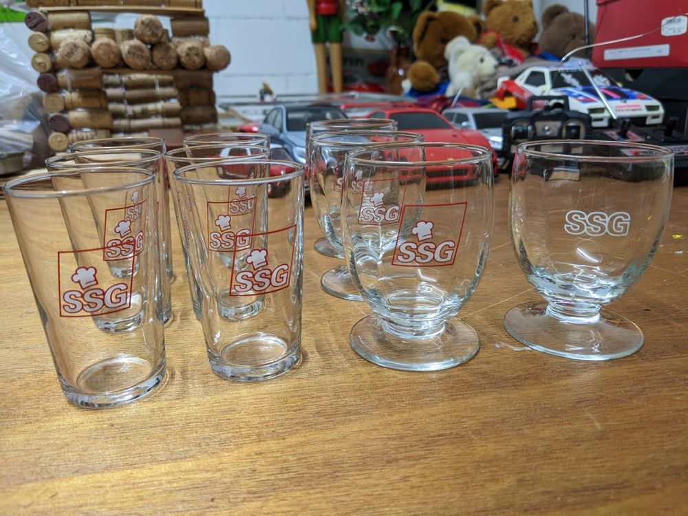 SSG Gläser-Set (Schweizerische Speisewagen Gesellschaft) (Gebraucht) in Hochfelden für CHF 27 ...