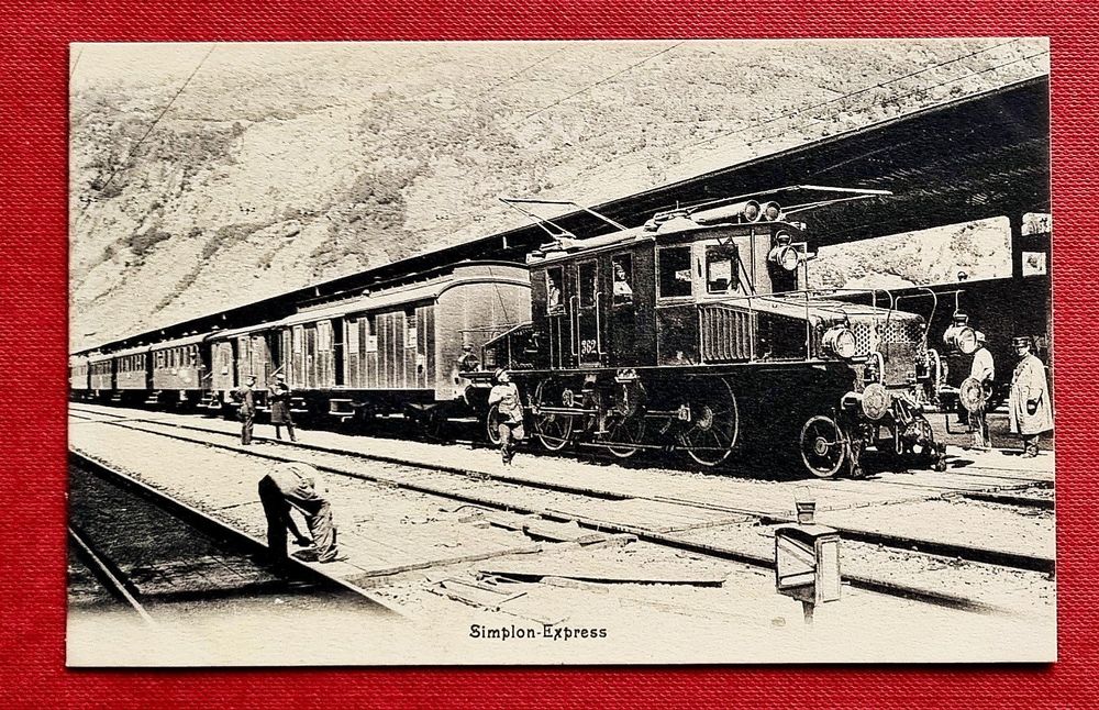 Simplon-Express im Bahnof - Zug abfahrbereit (Gebraucht) in Rothrist ...