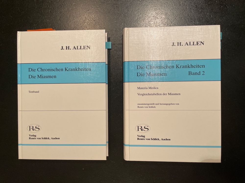 Die chronischen Krankheiten - Die Miasmen J.H. Allen | Kaufen auf Ricardo