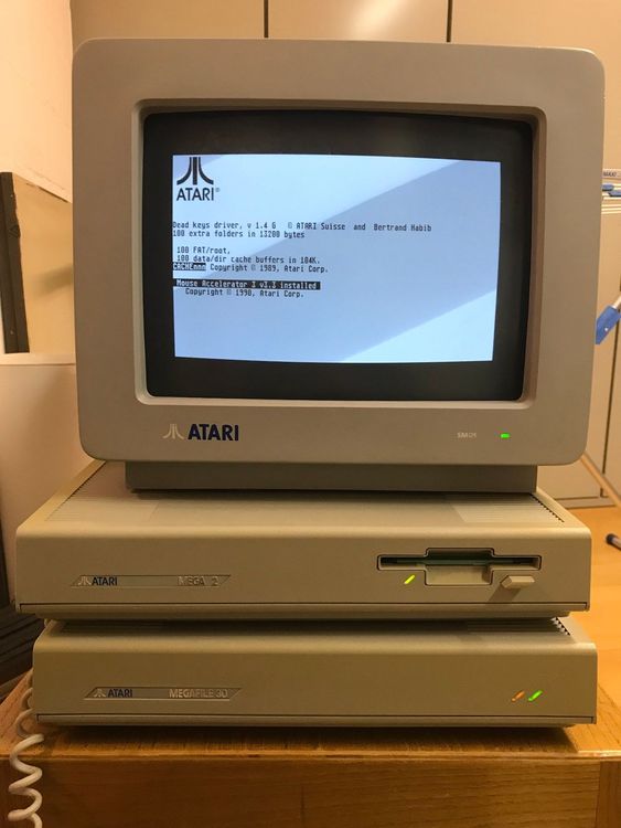ATARI Mega ST 2/30 MB HD und Monochrome (Gebraucht) in Birsfelden für CHF 240 – mit Lieferung ...
