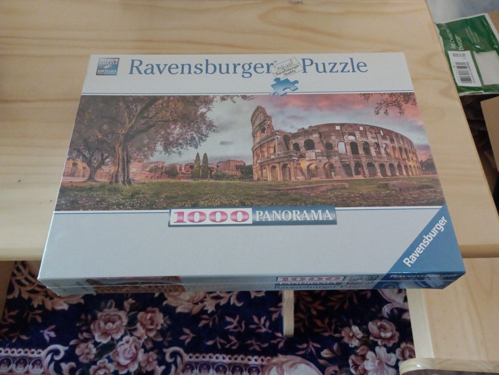 Ravensburger Panorama Puzzle 1000 Teile Kolosseum Rom (Neu und originalverpackt) in Marbach LU ...