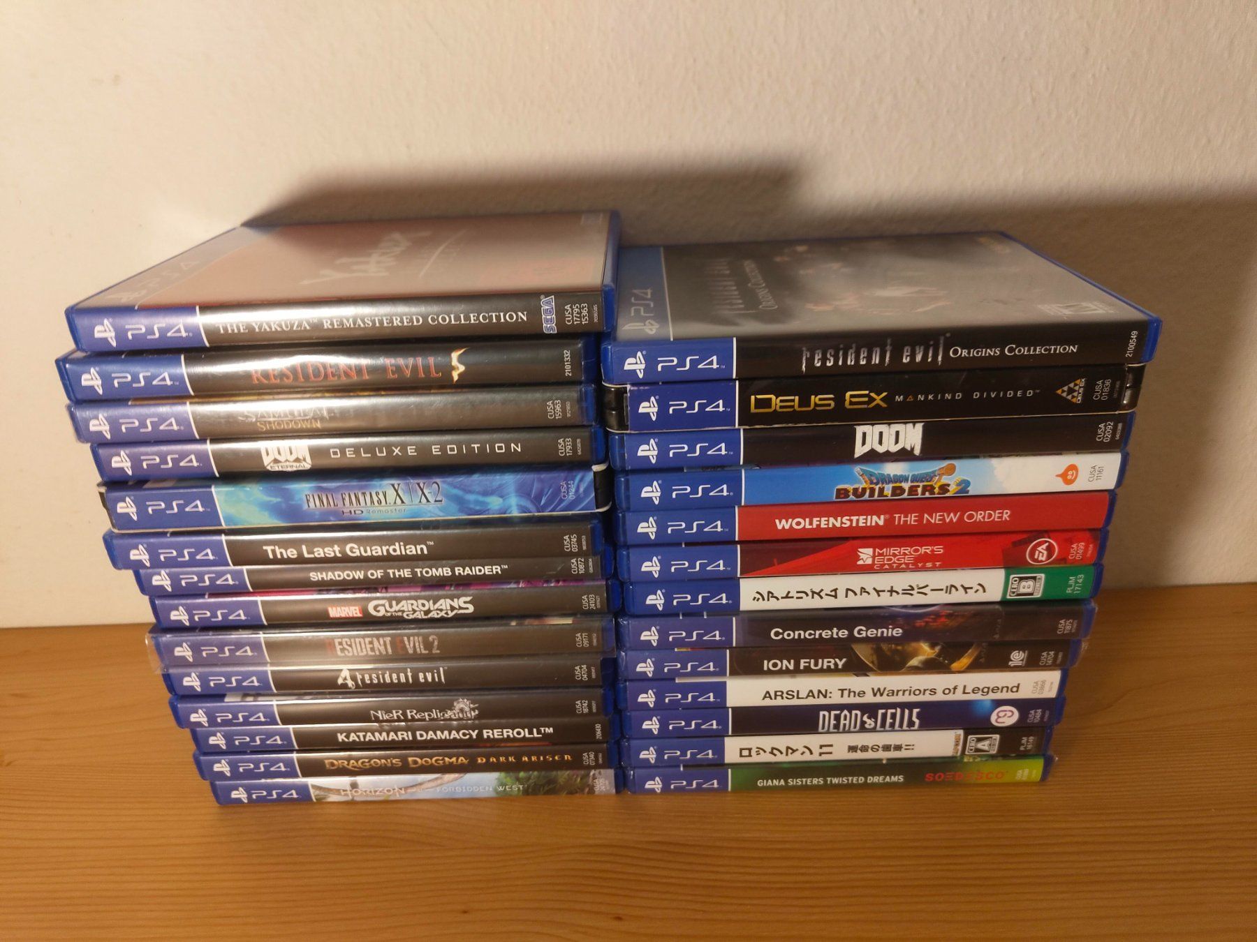 PS4 Spiele-Lot – 27 Games – Resident Evil, Yakuza, Nier..... (Gebraucht ...