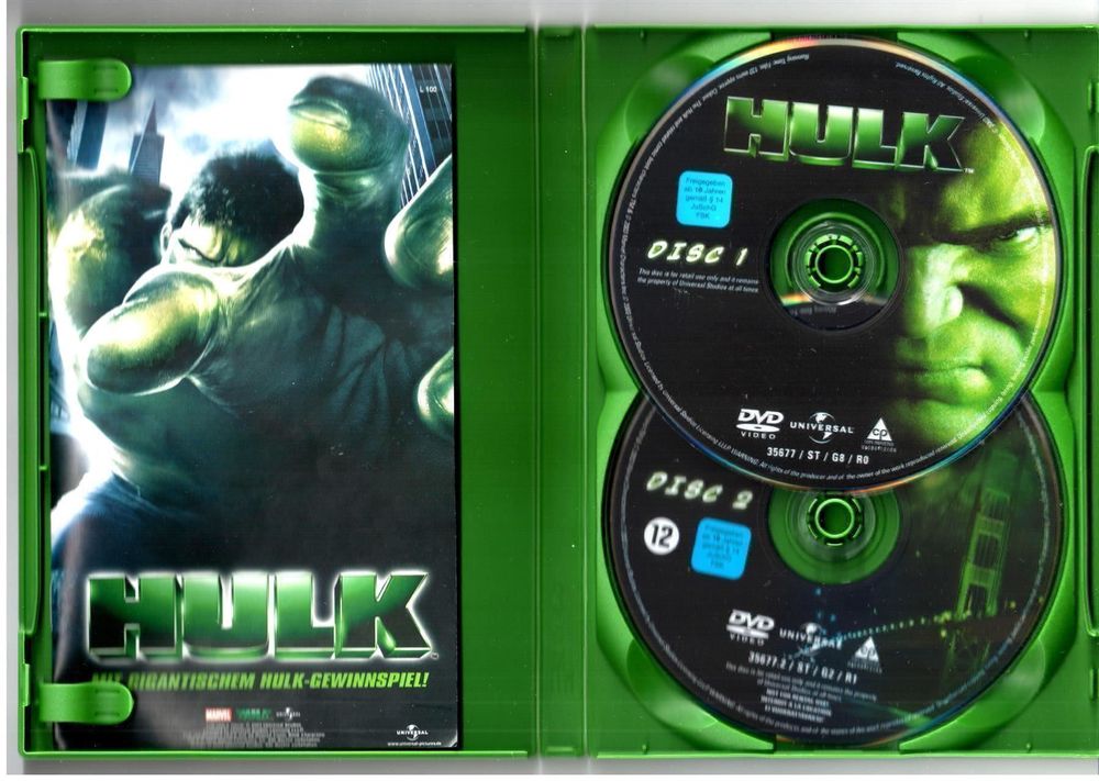 HULK 2 DISC SPECIAL EDITION 2 DVD MARVEL | Kaufen auf Ricardo