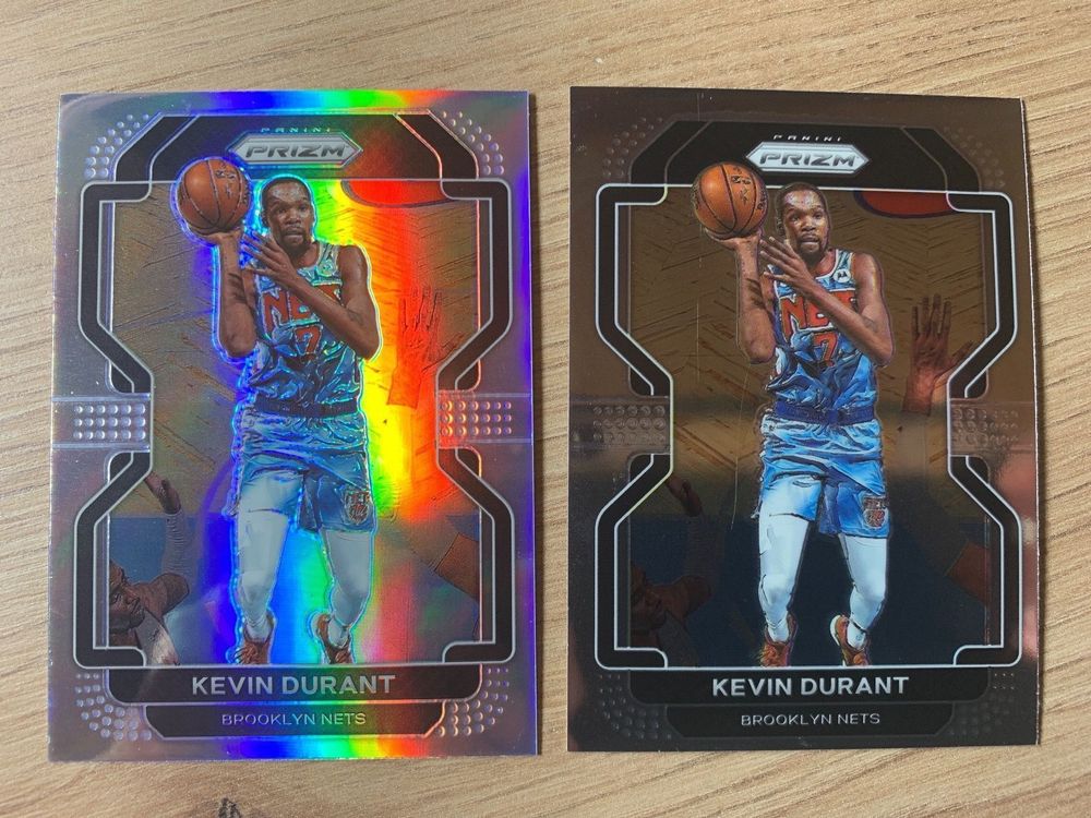 NBA Kevin Durant SILVER PRIZM & Base 🔥 Prizm 21/22 (Gebraucht) in ...
