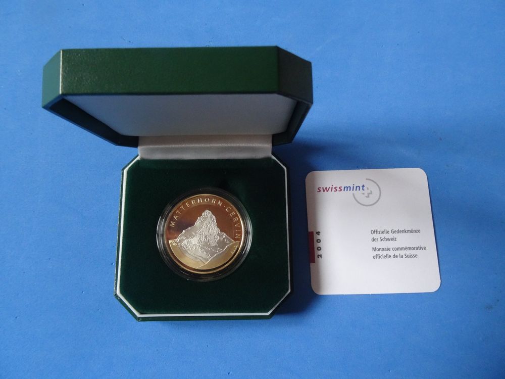 Gedenkmünze 2004 Matterhorn 10.- PP | Kaufen auf Ricardo
