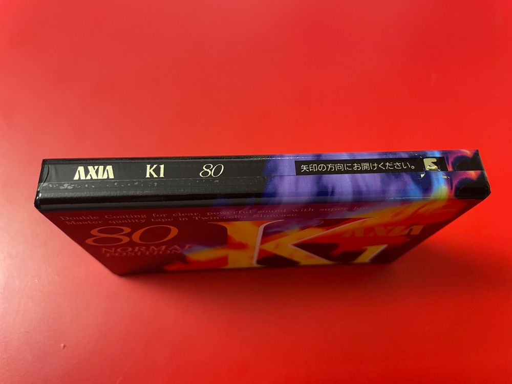 AXIA K1 80 Type I Normal exclusiv seltene Audio Kassette (Neu und originalverpackt) in ...