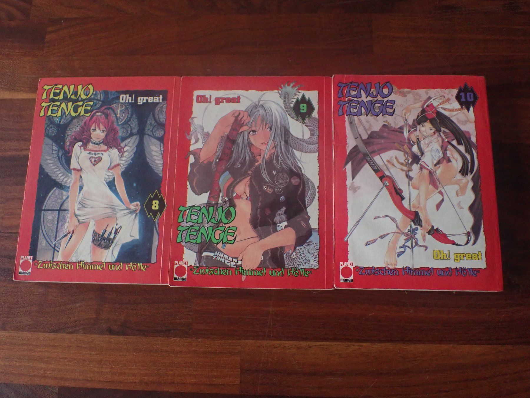 3 TENJO TENGE " Oh! great " Manga Comic Band 8 - 10 (Gebraucht) in ...
