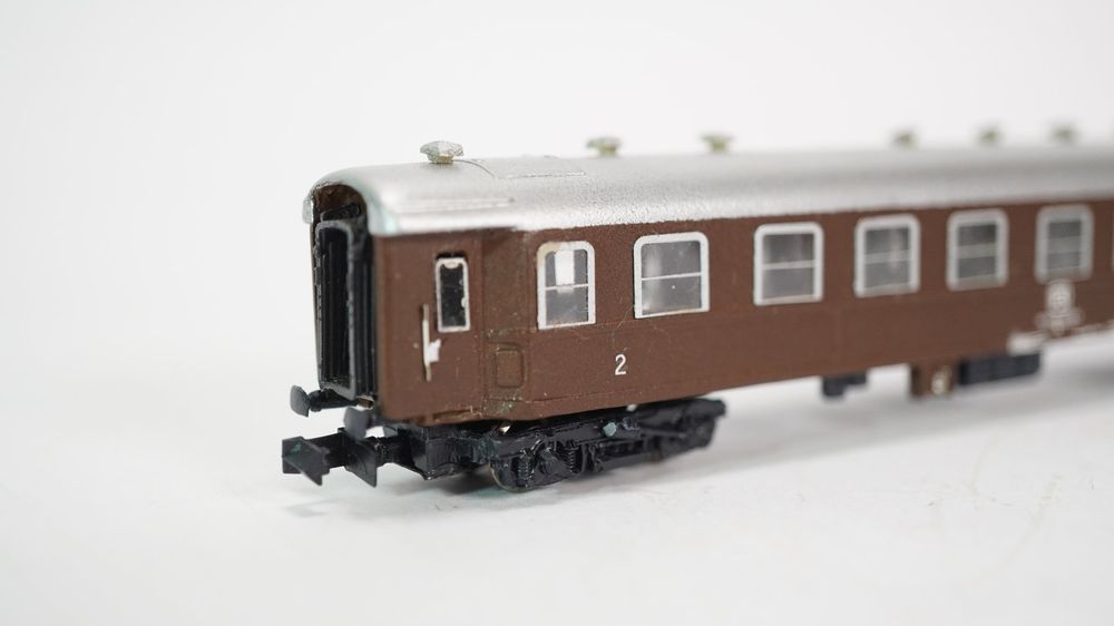 e37 Spur N Danifer FS Personenwagen dunkelbraun 2. Klasse (Gebraucht ...
