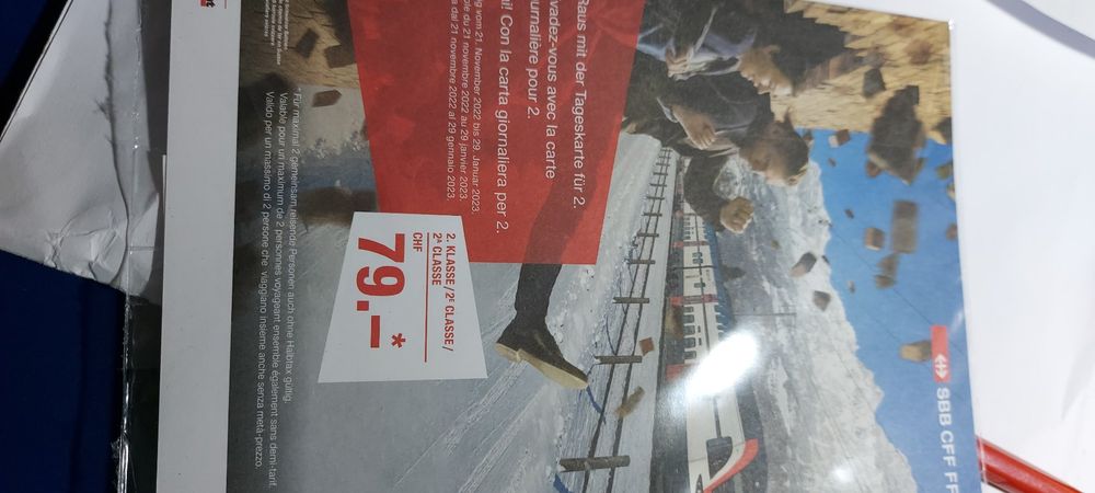 CFF - carte journalière pour 2 | Kaufen auf Ricardo