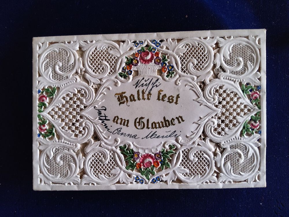 antike Tauferinnerung, Brief und Couvert (Gebraucht) in Bischofszell ...