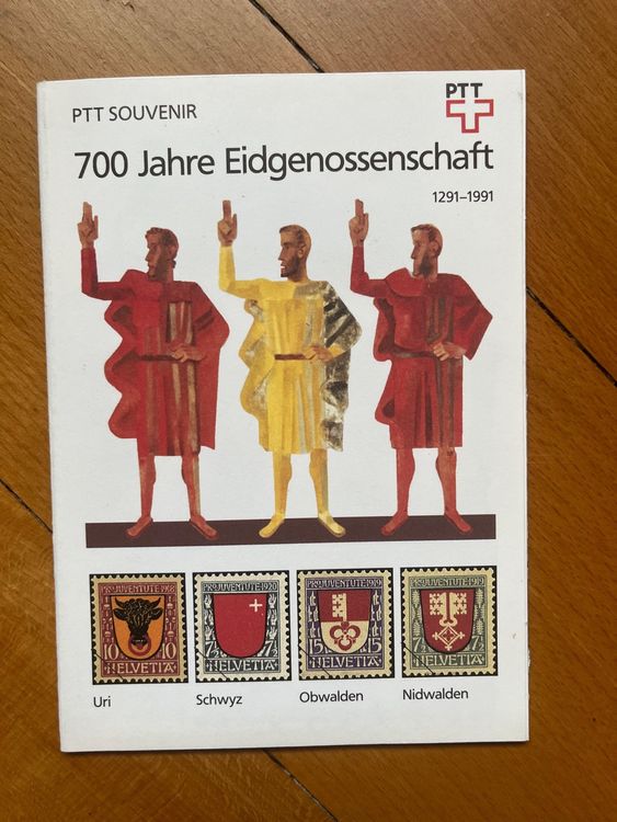 PTT Souvenirheft mit Briefmarken CH 1991 | Kaufen auf Ricardo