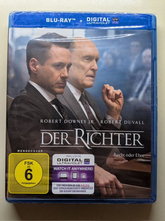 "Der Richter" mit Robert Downey Jr. [Blu-ray/neu & OVP] (Neu und originalverpackt) in Port für ...