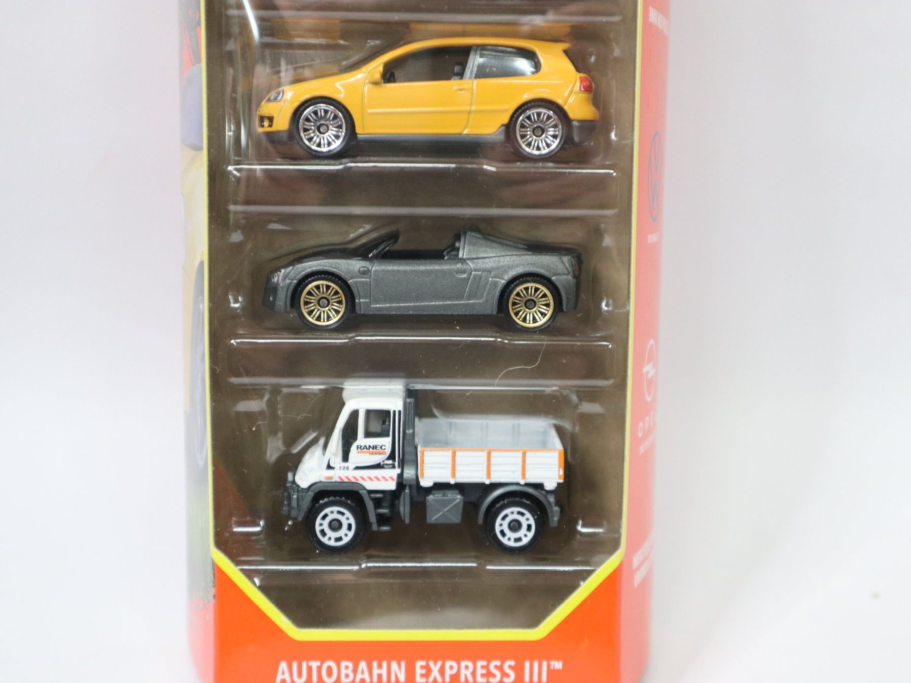 Matchbox 5er Set Autobahn Express Porsche, VW Golf, BMW (Neu und ...