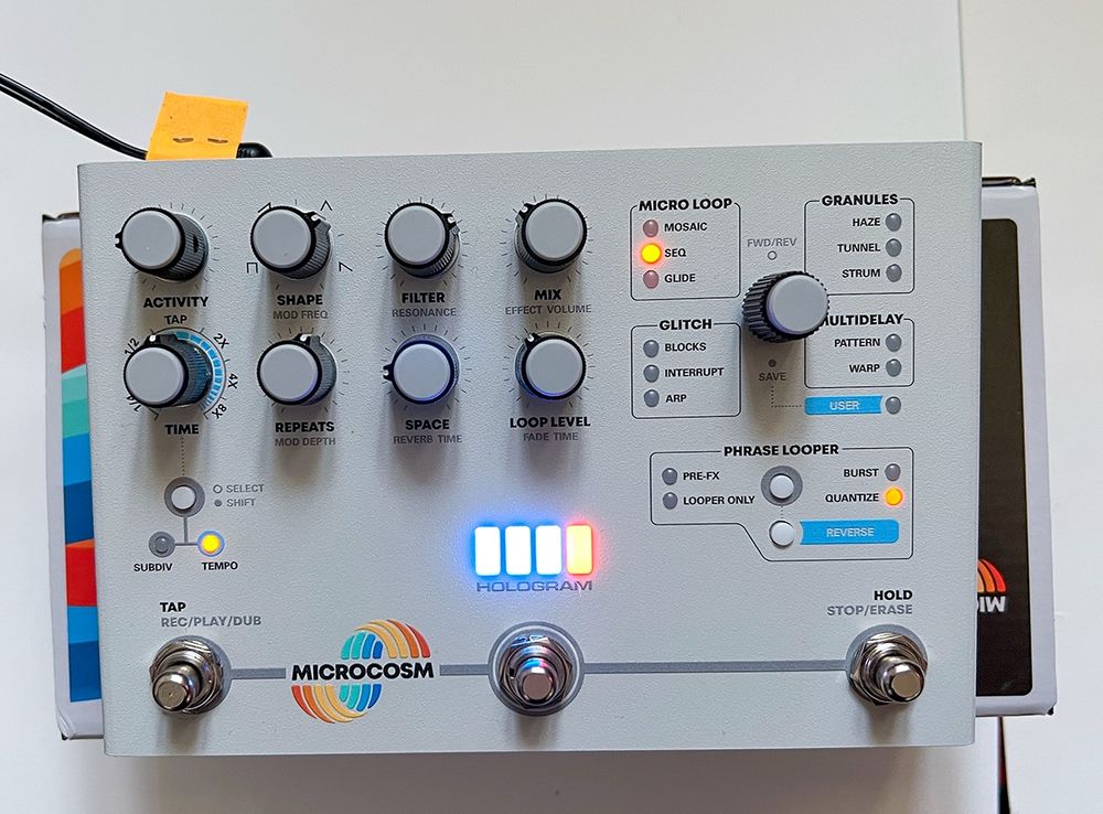 Hologram Electronics Microcosm Granular Looper glitch pedal (Gebraucht ...