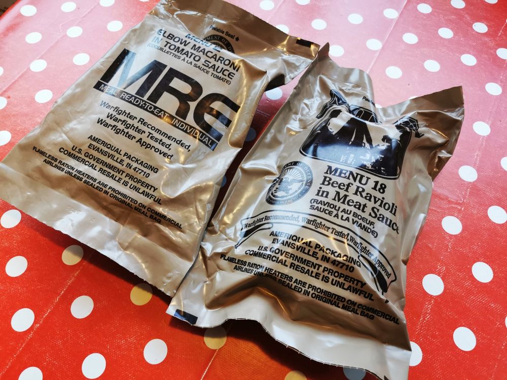 2x Original US Army MRE Menüs #12 und #18 Insp. 1/2025 | Kaufen auf Ricardo