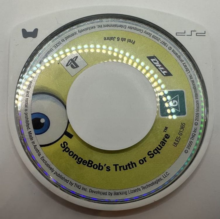 PSP - SpongeBob's truth or Square (Gebraucht) in Düdingen für CHF 6.9 – mit Lieferung auf ...