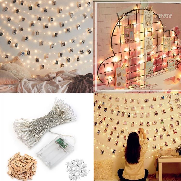 LED Foto Clip Lichterketten Zimmer 10M (Neu (gemäss Beschreibung)) in ...