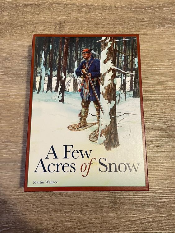 A Few Acres Of Snow 2. Edition (+Karten & Brett 1. Edition) (Gebraucht ...