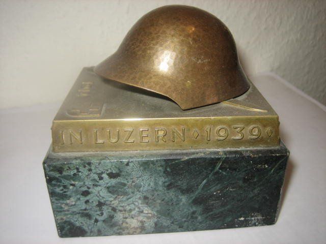 Eidg. Schützenfest 1939 Luzern schießen Preis Marmorsockel | Kaufen auf ...