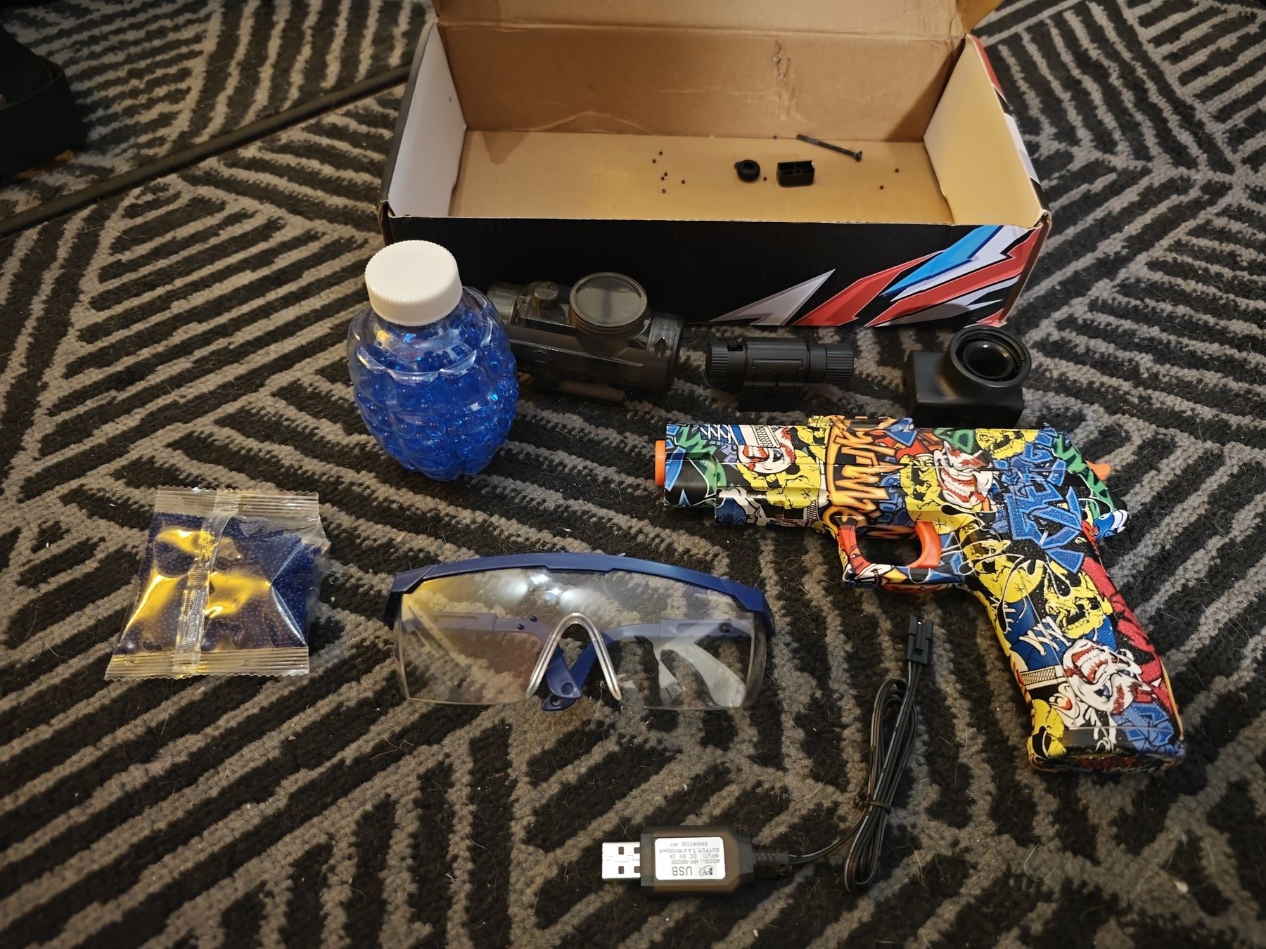 Splatter Ball Gun - Fun für den Sommer! Neuwertig! (Neu (gemäss ...