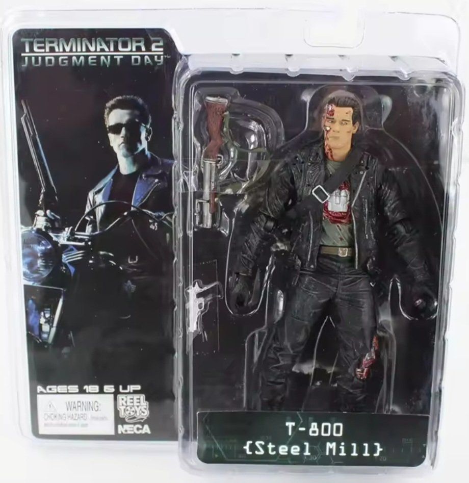 NECA Figurine The Terminator Steel Mill T-800 18cm (Neuf avec emballage ...