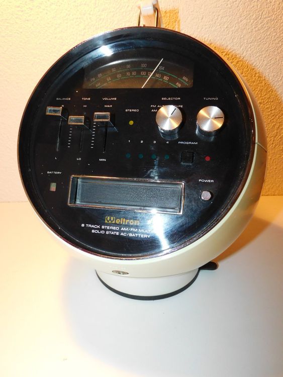 Designklassiker Weltron 2001 Space Ball 8 Track | Kaufen auf Ricardo