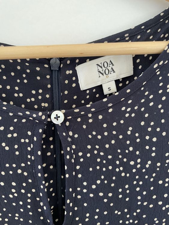NOA NOA Kleid, Grösse S, Dunkelblau mit Pünktchen 👗 (Gebraucht) in ...