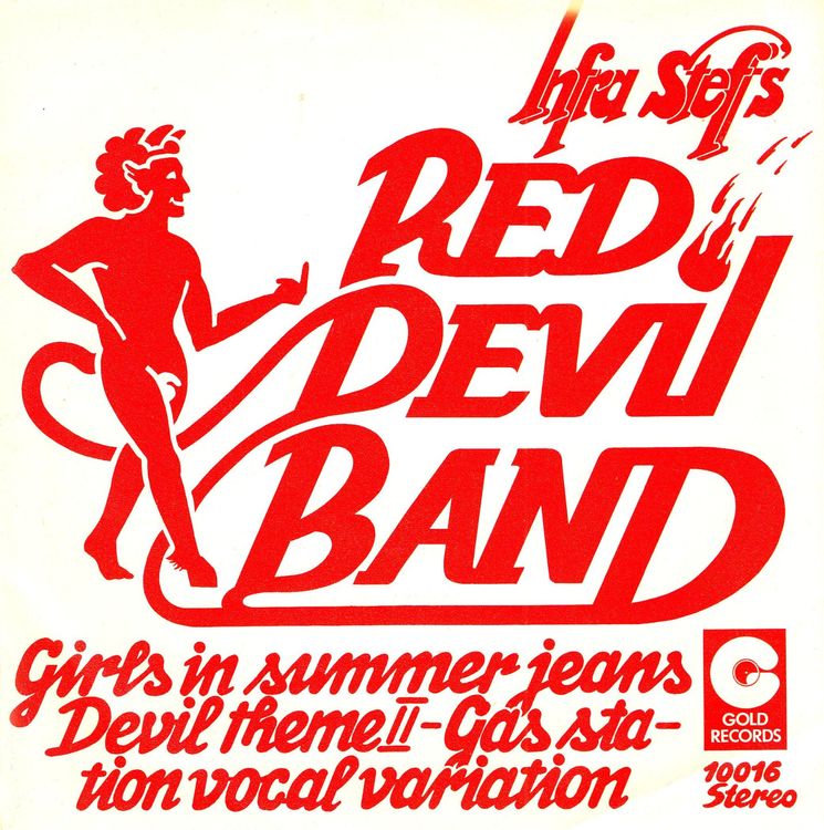Infra Steff Red Devil Band Vinyl Sie von 1979 in farbigem Vi | Kaufen ...