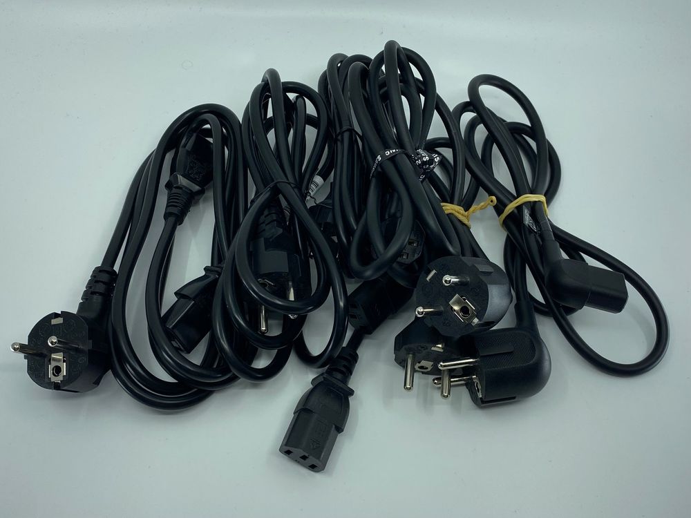 6x Schuko-Netzkabel mit Kaltgeräte-Stecker | Kaufen auf Ricardo 6x Schuko-Netzkabel mit Kaltgeräte-Stecker | Kaufen auf Ricardo