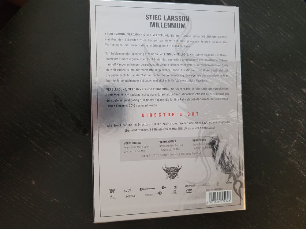 Stieg Larsson Millenium directors cut trilogie noomi rapace (Gebraucht ...