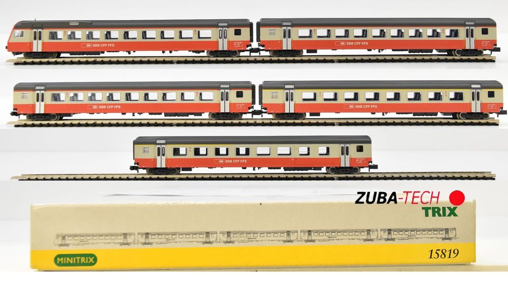 Trix 15819 Personenwagen-Set EW III Swiss Express Spur N OVP (Neu ...