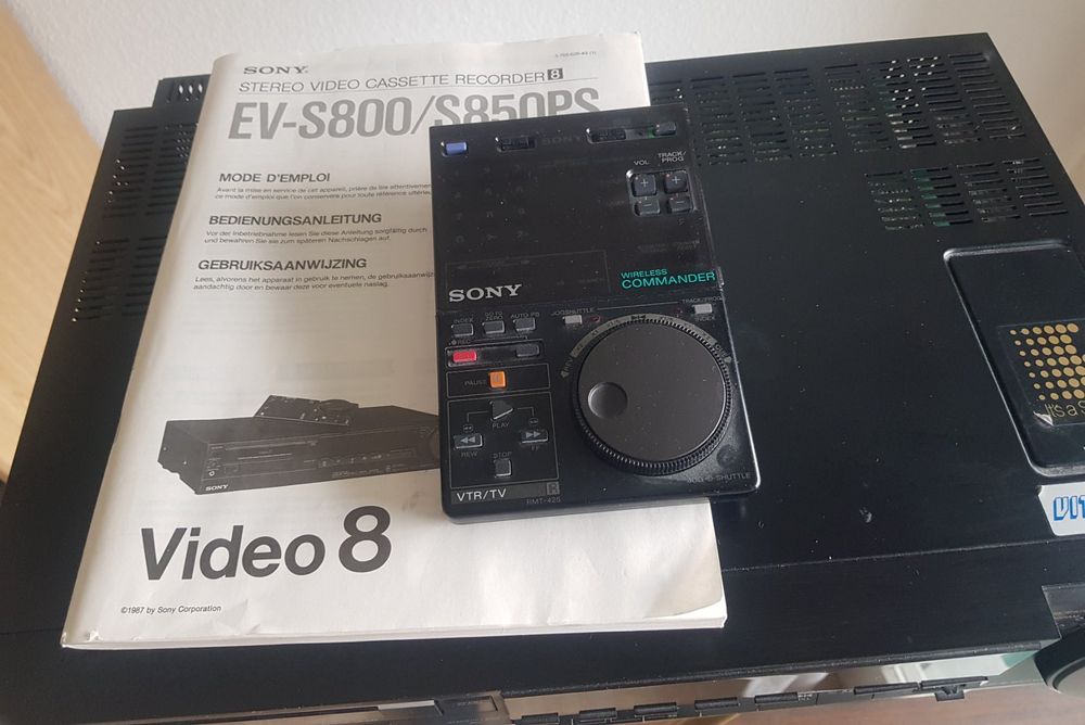 Sony EV-S850PS High-End Digital Multi PCM Video 8 Recorder + (Gebraucht ...