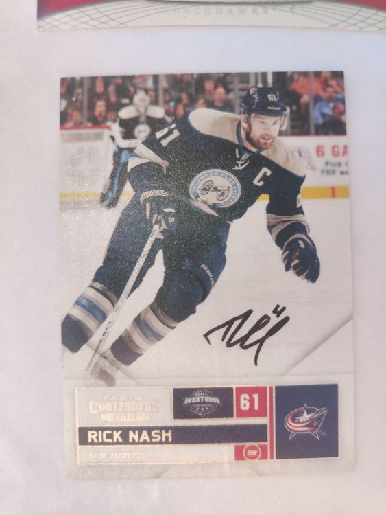 Rick Nash Autogramm Karte - NHL Contenders (Neu (gemäss Beschreibung ...