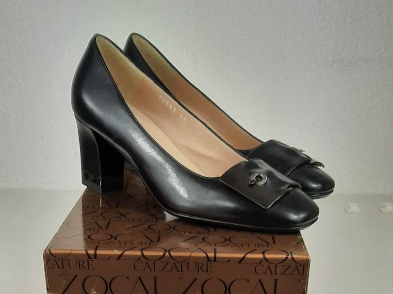 ZOCAL CALZATURE Pumps Blockabsatz Echt Leder Gr. 35 | Kaufen auf Ricardo