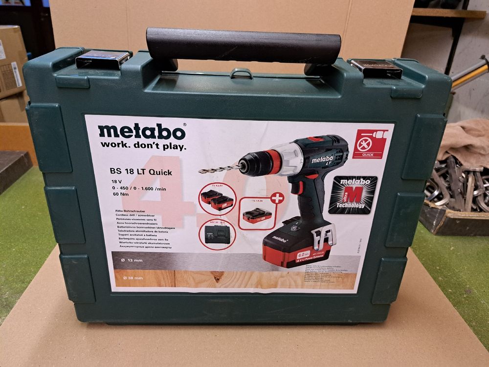 Metabo BS 18 LT Quick Akku-Bohrschrauber Unbenutzt (Neu und ...