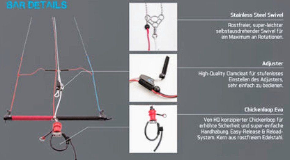 Neuwertiges SnowKite Set 11m, Bar, HQ Apex, 2021, Landkite (Gebraucht ...