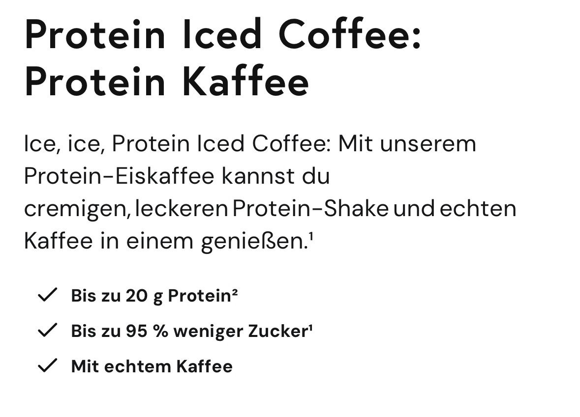 More Nutrition Protein Iced Coffee - Cinnamon Latte (Neu und ...