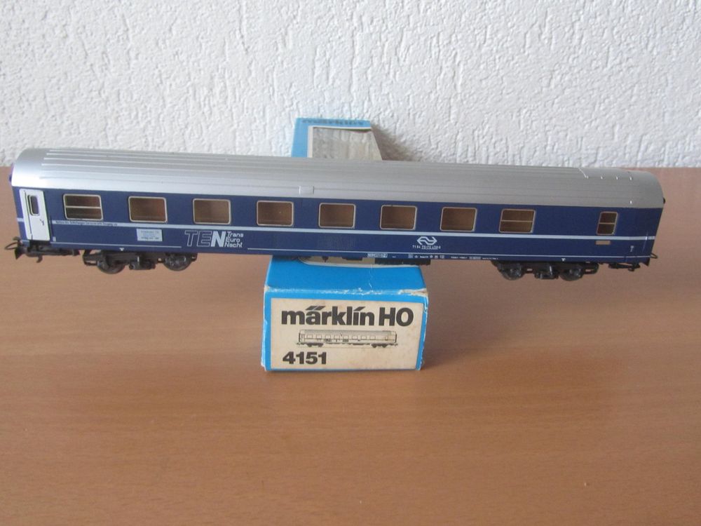 Märklin HO 4151 Schlafwagen TEN der NS-Nederland / OVP (D'occasion) à ...