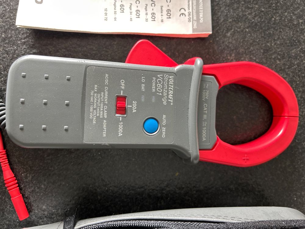 Stromzange Strommessgerät VC601 (Gebraucht) in Mörschwil für CHF 25 ...