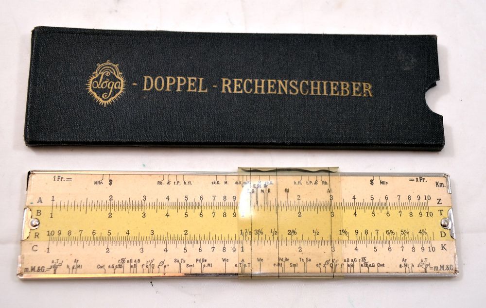 Loga Doppel Rechenschieber (Gebraucht) in Esslingen für CHF 153 – mit ...