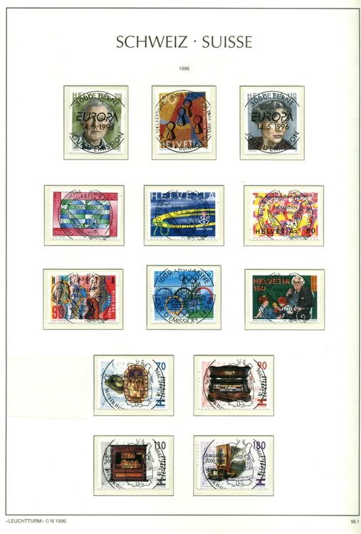 5 AUSGABEN - SERIEN ET VOLL 1996 - GUTER WERT LUXUS (Gebraucht) in Sarmenstorf für CHF 7 – mit ...