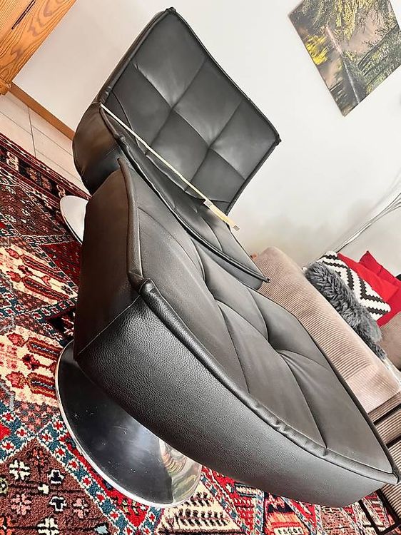 Leder-Sessel im angesagten Retro-Design der 70er Jahre (Gebraucht) in ...